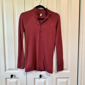 lululemon athletica | Tops | Lululemon Rest Less Pink 2 Zip Pullover ...